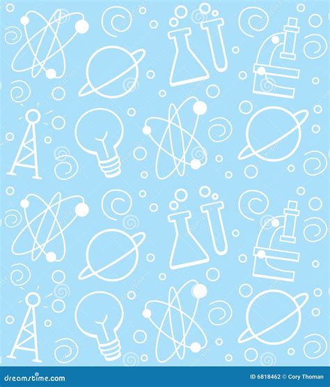 repeating science pattern stock vector image of repeating 6818462