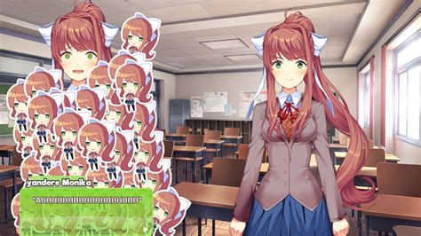 How Would Monika Fight Against Her Yandere If She Had No Console An