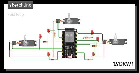 Coche Tecnologia Wokwi Esp32 Stm32 Arduino Simulator