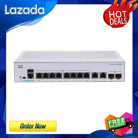 Best DealsSWITCH สวตซ CISCO CBS350 MANAGED 8 PORT GE EXT PS 2x1G COMBO CBS350 8T E 2G