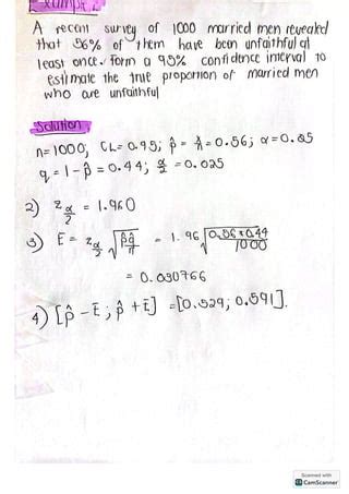 INTERVAL ESTIMATION STATISTICS NOTES Pdf