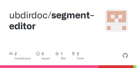 Github Ubdirdocsegment Editor