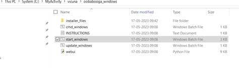 I Am Not Able To Run The Oobaboogawindows For Ui · Issue 1288 · Lm