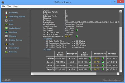 Speccy Adds Readyboost Drive Detection Improves Network Support Betanews