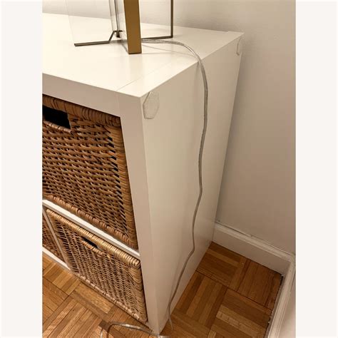 Ikea Kallax Shelf Unit With Bins Aptdeco