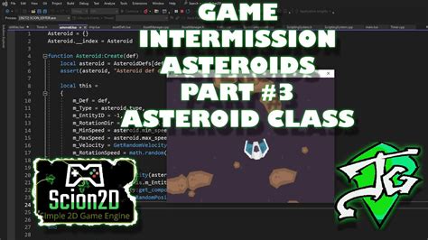 game engine ep 26 game intermission creating asteroids part 3