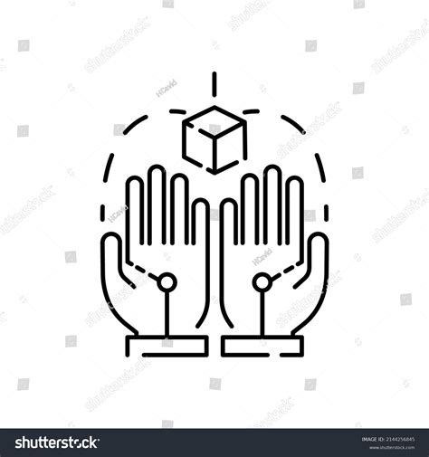 Shared Digital World Metaverse Development Thin Stock Vector (Royalty Free) 2144256845 ...