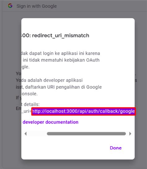 Node Js Next Auth Google Provider Doesn T Work At Access Blocked This Apps Request Is