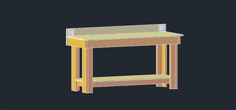 Workbench With Power Plans Diy Garage Work Table Blueprint Pdf