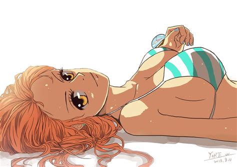 Nami One Piece Drawn By Chameria Danbooru