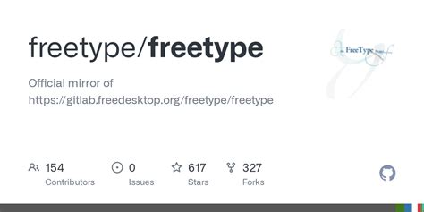 GitHub Freetype Freetype Official Mirror Of Https Gitlab Freedesktop Org Freetype Freetype