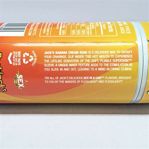 Fleshjack Sex In A Can Banana Cream Soda The Big Gay Review