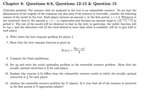 Solved Chapter 8 Questions 6 8 Questions 12 13 And Question