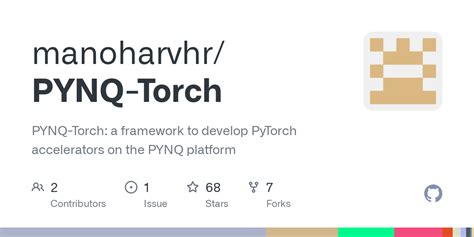 GitHub Manoharvhr PYNQ Torch PYNQ Torch A Framework To Develop PyTorch Accelerators On The