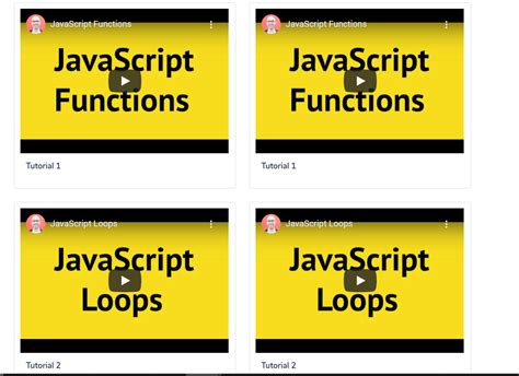 Javascript How To I Display Video In Left And Right Column In Append