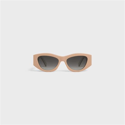 Triomphe 15 Sunglasses In Acetate Nude Celine