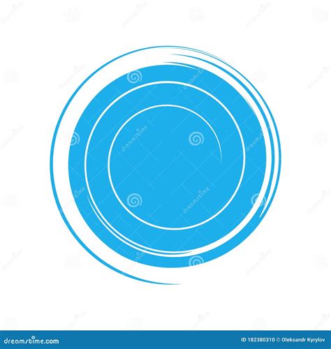 Abstract Swirl Design Element Spiral Rotation And Swirling Movement Vector Illustration With