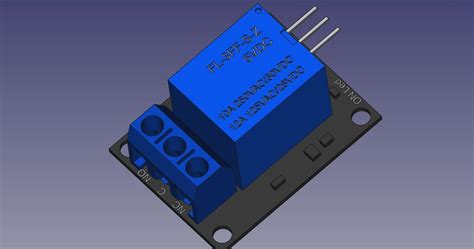 Power Relay Module Board 3d Model By Lebois Download Free Stl Model