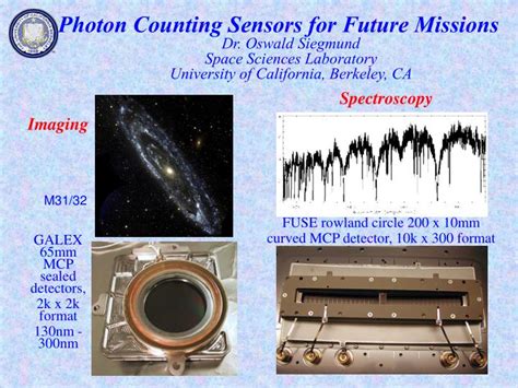 Ppt Photon Counting Sensors For Future Missions Powerpoint