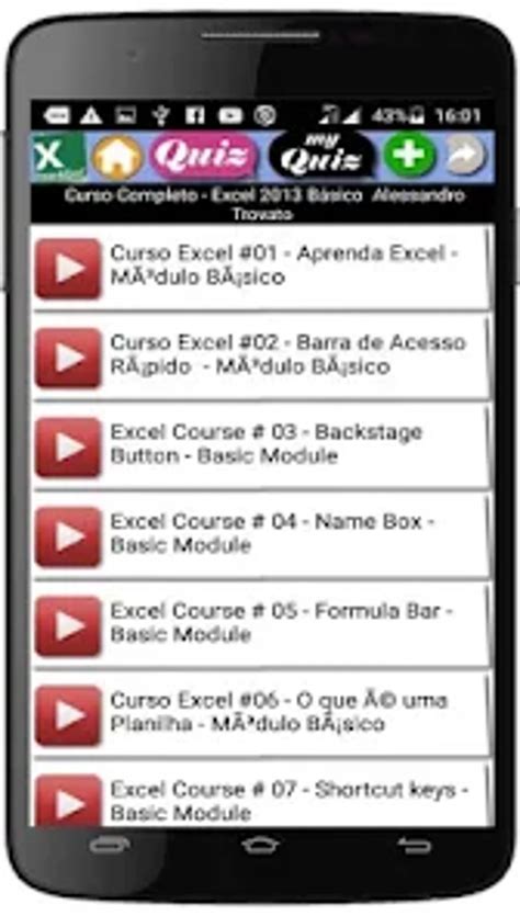 Curso De Excel Pour Android Télécharger