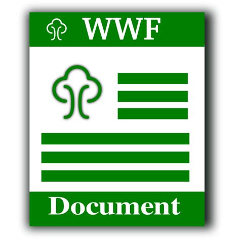Wwf File Format Computer Icon Vector Image Free Svg