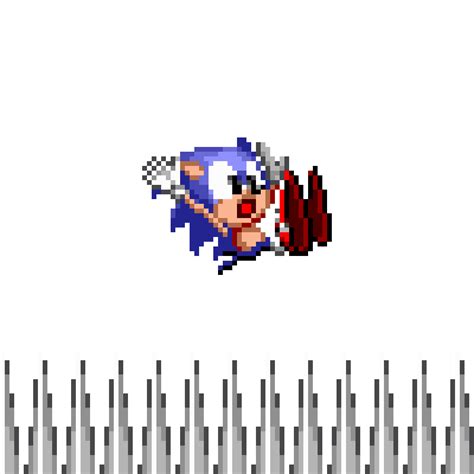 Pixilart Sonic Falling In Spike Pit By I Like Sonic 91 Sonic Pixel