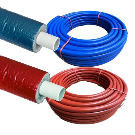 16mm 32mm Pre Insulated Fire Rated Mlcp Pipe Red Or Blue The
