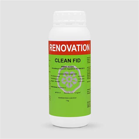 Renovation Clean Fid Agrolaboratorios Nutricionales