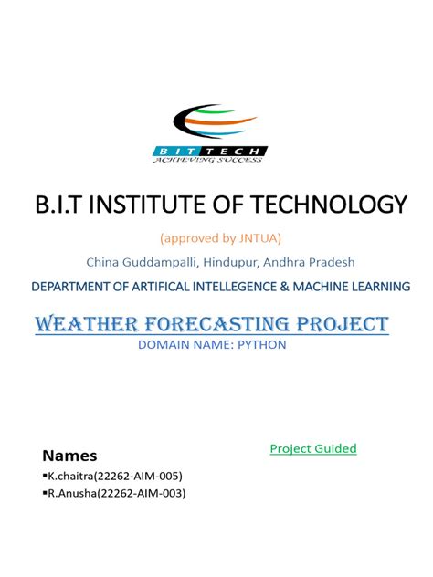 Weather Forecasting Project Sample Pdf Agile Software Development