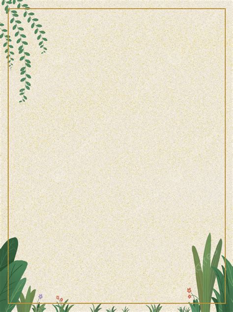 잎 복고 식물 장식 도안 바탕 무늬 배경 손 으로 그린 편지지 테두리 배경 화면 및 일러스트 무료 다운로드 Pngtree