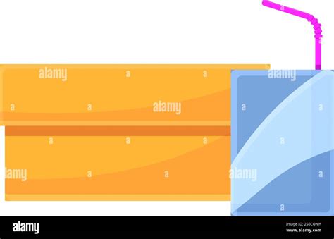 School Lunch Icon Cartoon Of School Lunch Vector Icon For Web Design