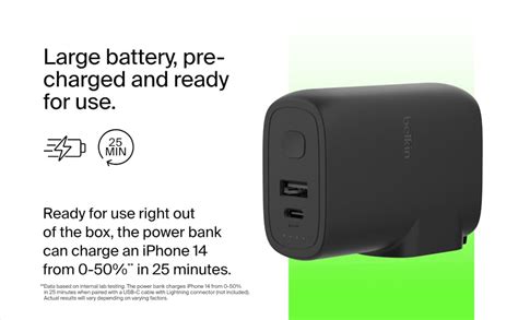 Belkin Boostcharge Hybrid Wall Charger W Power Bank K W Travel Adapter Kit Portable W