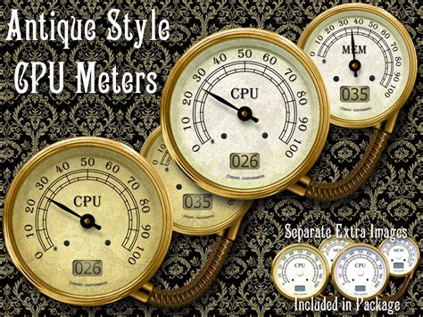 Antique CPU Meter By Elmer BeFuddled On DeviantArt