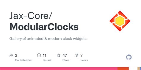 modularclocks readme md at main · jax core modularclocks · github