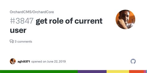 get role of current user · issue 3847 · orchardcms orchardcore · github