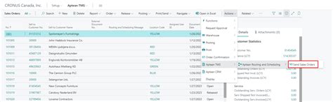 Tms Create And Send Sales Order