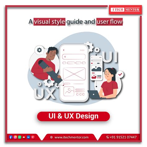a visual style guide and user flow user flow ux mobile style guides