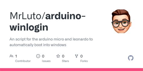 Github Mrluto Arduino Winlogin An Script For The Arduino Micro And Leonardo To Automatically