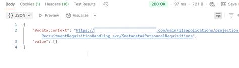 Api Returns Empty Response Via Postman But Works In Browser Ifs Community