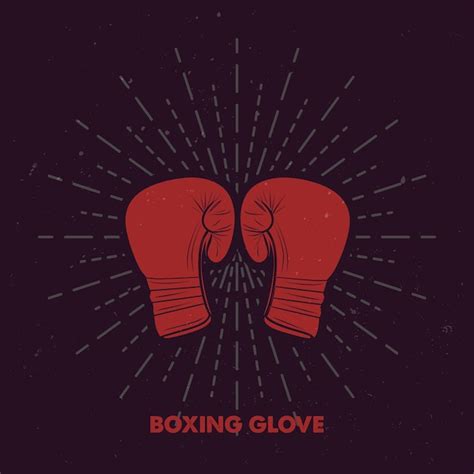 Premium Vector Sportswear Chic Boxing Glove Vector
