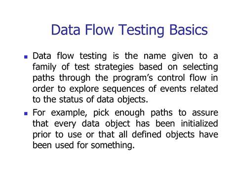 Data Flow Testing In Software Testing JNTUA PDF Databases Computer Software And Applications