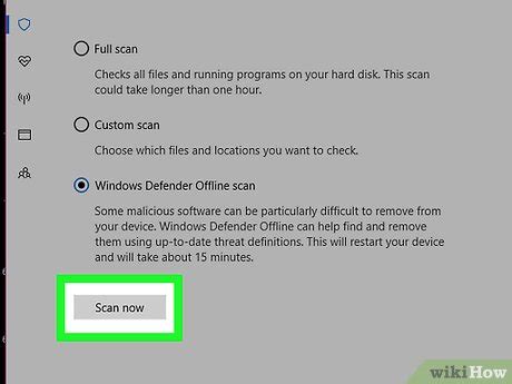How To Perform An Offline Scan With Windows Defender Steps