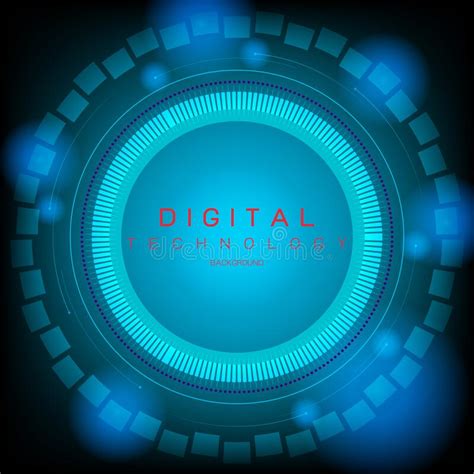 Abstract Digital Technology Background Hi Tech Communication Concept