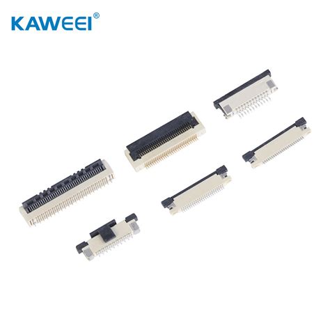 China 0 5 Pitch Ffc Fpc Smt With Zip Pcb Board Connector Manufacturer