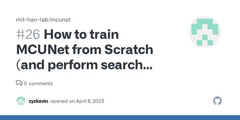 how to train mcunet from scratch and perform search with tinynas