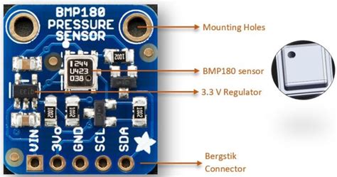 how to interface bmp180 digital pressure sensor with arduino