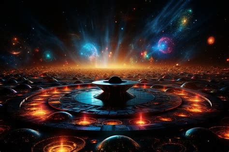 Cosmic Microwave Background Radiation Premium Ai Generated Image