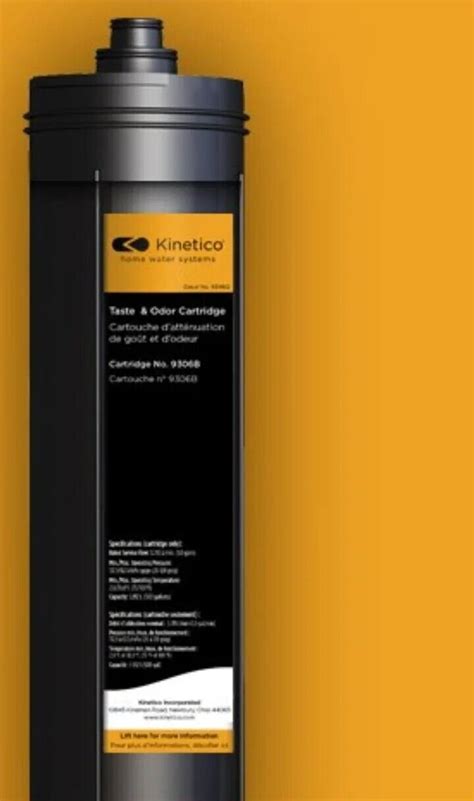 Kinetico Filter Reverse Osmosis 9309a 9306b Yellow Sediment Orange Taste And Odor Nmath