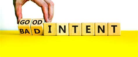 Símbolo De Buena O Mala Intención El Empresario Se Vuelve Cubitos De