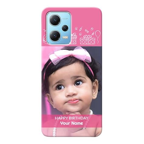 Buy Poco X G Custom Mobile Cover With Birthday Line Art Design